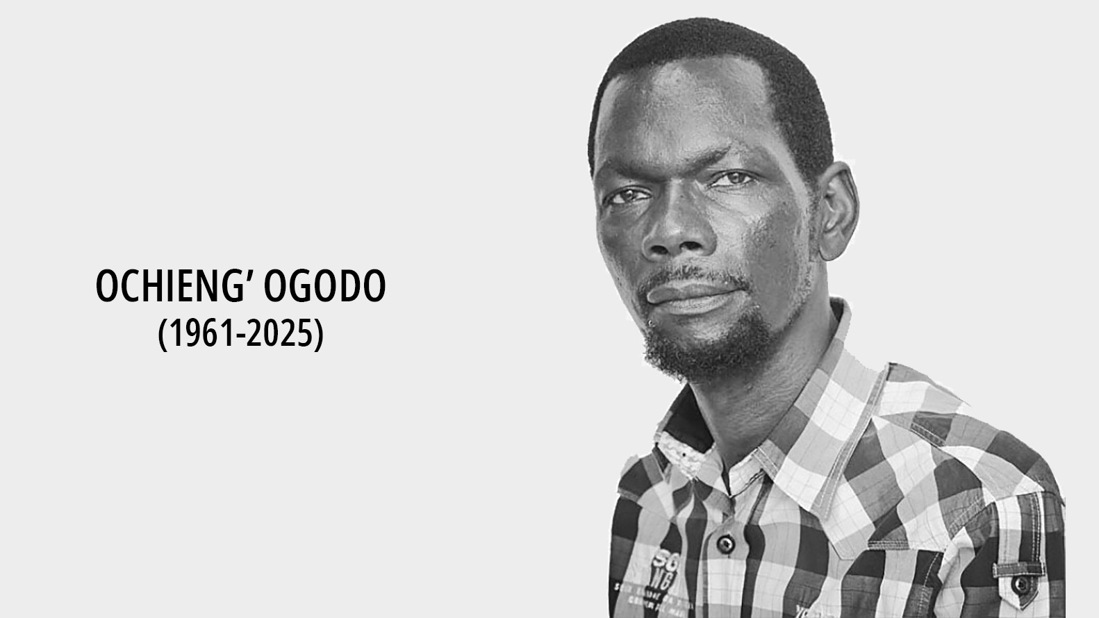 Ochieng’ Ogodo, science journalist, mentor, and editor, died on April ...