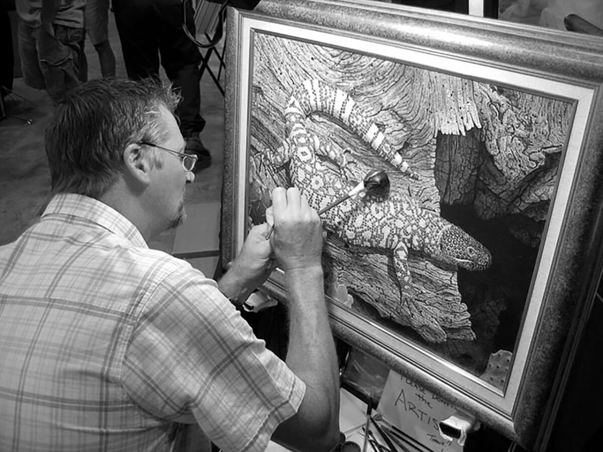 Tell Hicks, the naturalist who painted reptiles